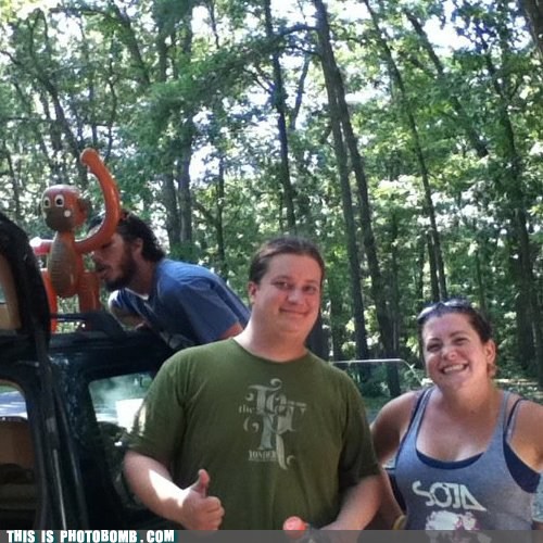 I Love Monkey Butt - Photobombs - photobomb that guy