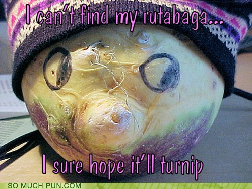 Puns - turnip - Funny Puns - Pun Pictures - Cheezburger
