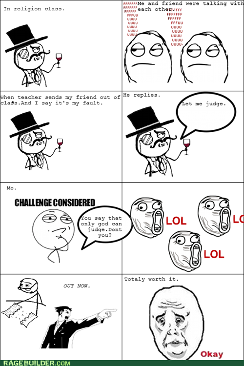 Religion Class - Rage Comics - rage comics