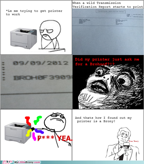 Best Printer EVER! - My Little Brony - my little pony, friendship is ...