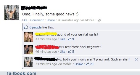 Oh Snap - Failbook - Failing On Facebook