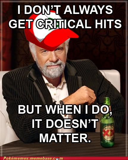 Pokémemes - critical hit - Pokemon Memes - Pokémon, Pokémon GO ...