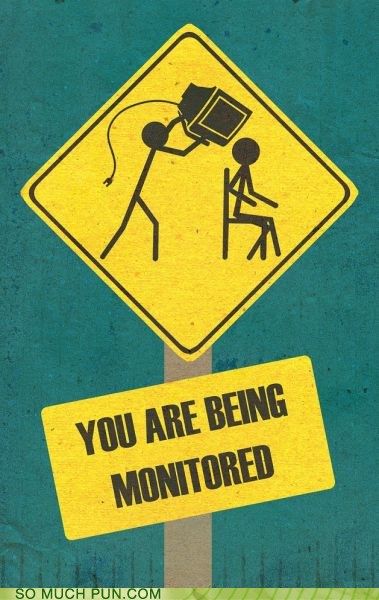 Puns - monitor - Funny Puns - Pun Pictures - Cheezburger