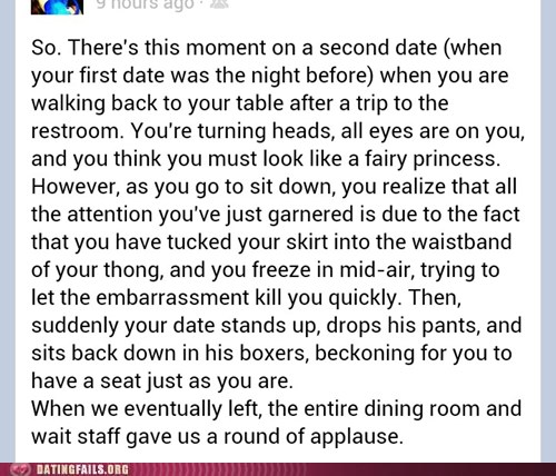 Greatest Second Date EVER - Dating Fails - dating memes, dating fails ...