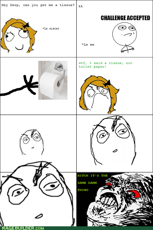 Rage Comics - toilet paper - Rage Comics - rage comics - Cheezburger