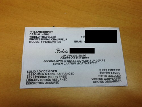 Business Card FAIL - FAIL Nation - Vintage FAILs of the Epic Variety