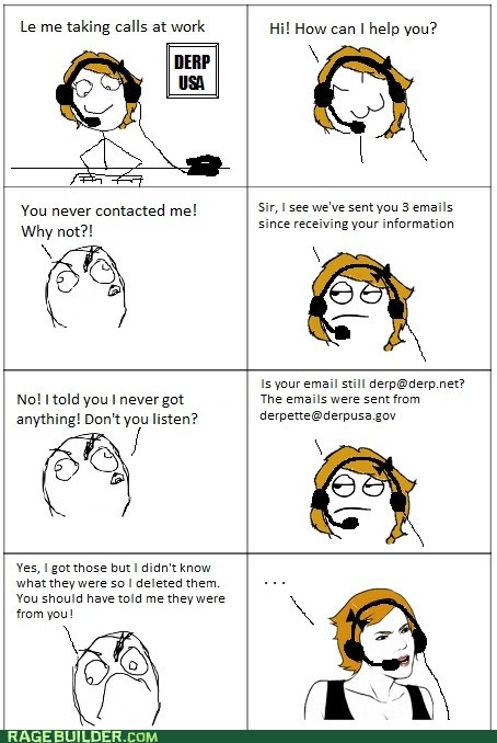Taking Calls at Work... - Rage Comics - rage comics
