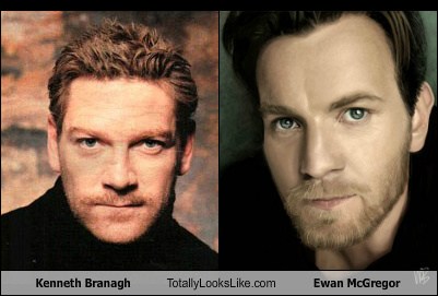 Kenneth Branagh Totally Looks Like Ewan McGregor - Totally Looks Like