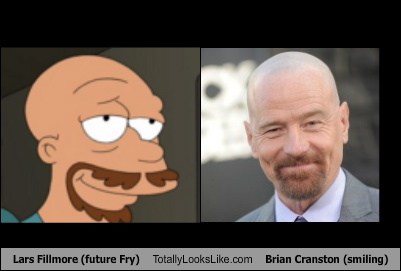 Lars Fillmore (future Fry) Totally Looks Like Bryan Cranston (smiling ...