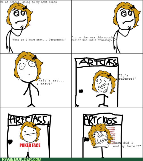 Oh the Joys of Being Absent-Minded - Rage Comics - rage comics