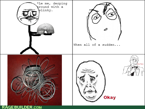 Slinky - Rage Comics - rage comics