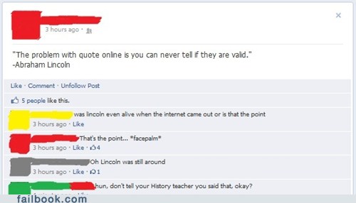 Failbook - troll quotes - Funny Facebook Fails - Failing On Facebook ...