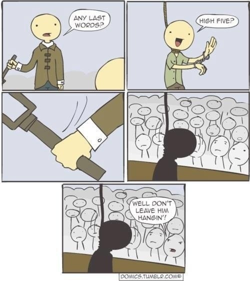 Puns - hanging - Funny Puns - Pun Pictures - Cheezburger