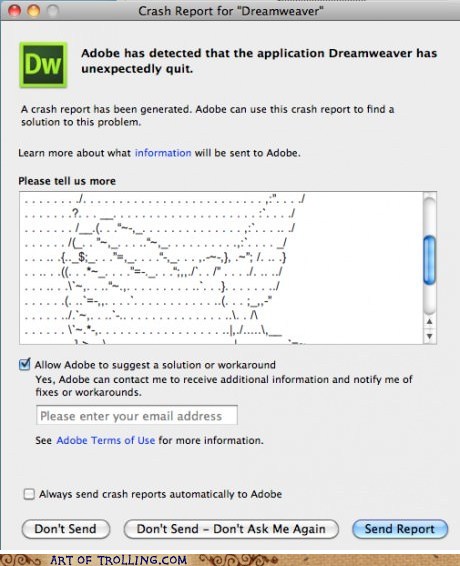 Art of Trolling - ascii art - Troll Tricks and Pranks - Trolling 101 ...