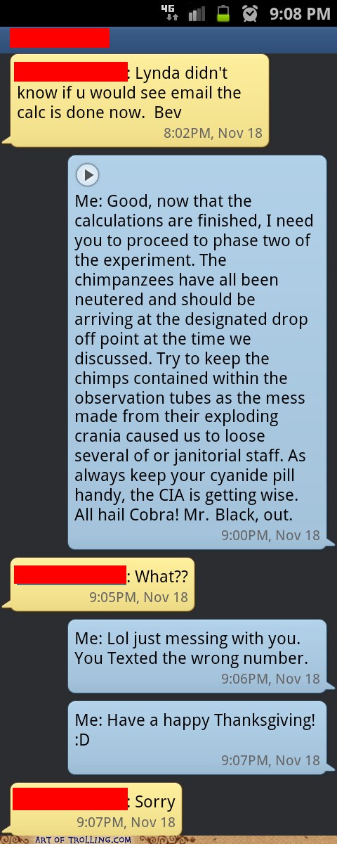 Art of Trolling - text messages - Troll Tricks and Pranks - Trolling ...