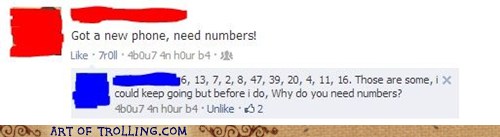 Numbers! Here Are Some! - Art of Trolling - Troll | Trolling | Yahoo ...