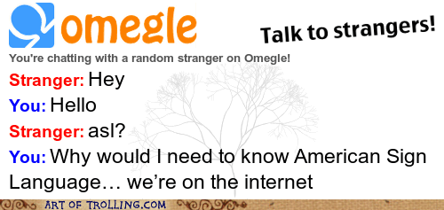 Art of Trolling - sign language - Troll Tricks and Pranks - Trolling ...