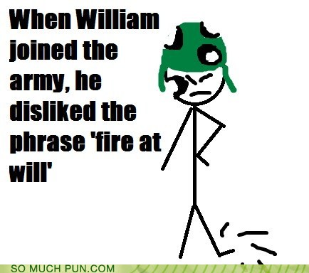 Puns - army - Funny Puns - Pun Pictures - Cheezburger