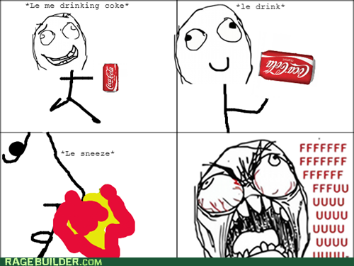 Coke-Cola Nostril Inferno - Rage Comics - rage comics