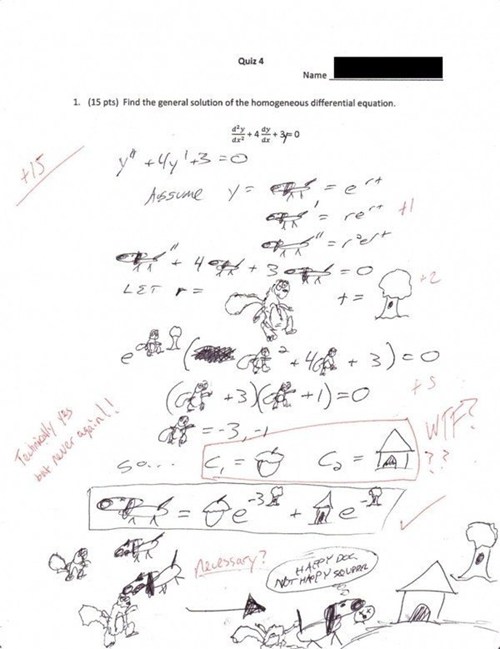 Your Poor Teacher... - School of Fail - homework class test