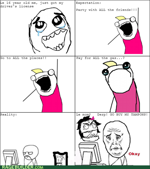 Having a License Isn't All It's Knocked Up to Be - Rage Comics - rage ...