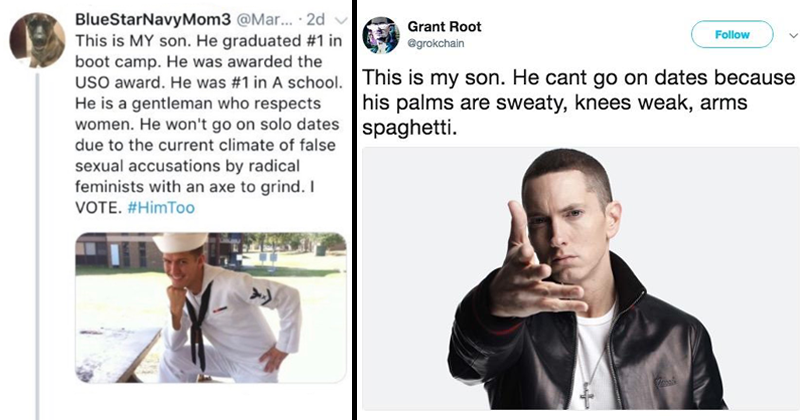 Misguided Mom's #HimToo Tweet Has Inspired An Amazing Twitter Meme ...