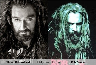 Thorin Oakenshield Totally Looks Like Rob Zombie - Totally Looks Like