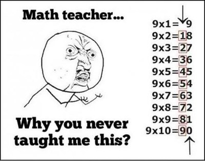 Because You Have a Terrible Math Teacher - School of Fail - homework ...