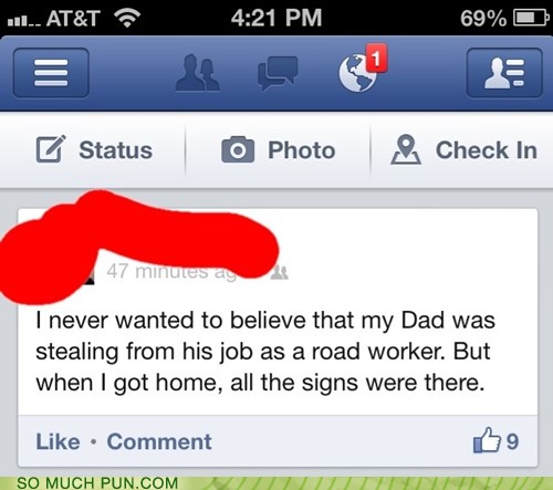 Puns - theft - Funny Puns - Pun Pictures - Cheezburger