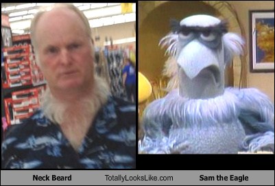 Neck Beard Totally Looks Like Sam the Eagle - Totally Looks Like