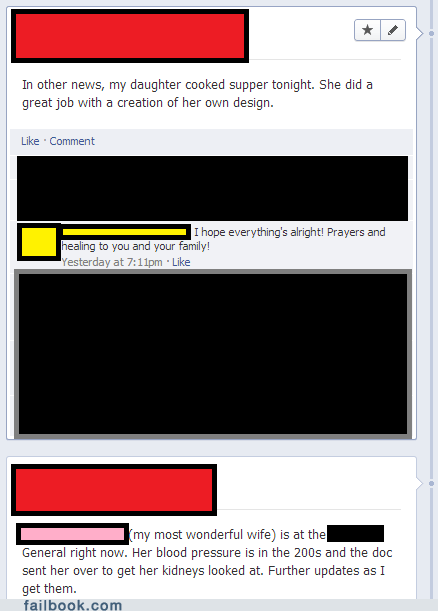 Her Cooking Can't Be THAT Bad... - Failbook - Failing On Facebook