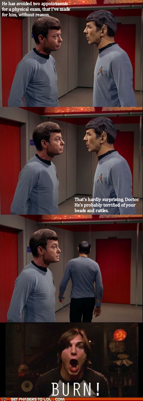 Set Phasers to LOL - burn - sci fi fantasy - Cheezburger