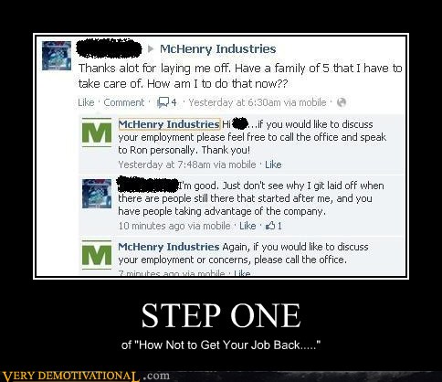 STEP ONE - Very Demotivational - Demotivational Posters | Very ...