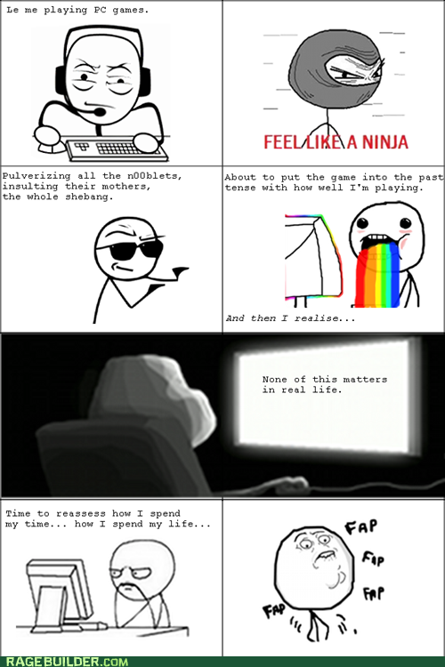 Existential Gaming Crisis - Rage Comics - rage comics