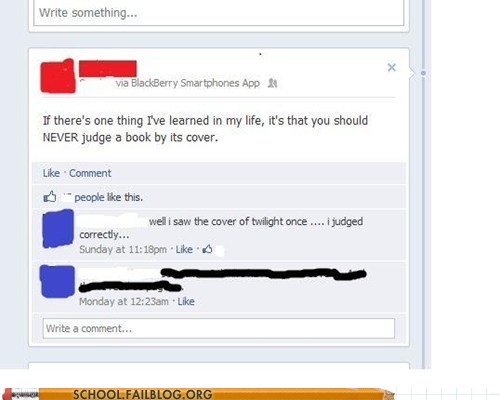 Never? - School of Fail - homework class test