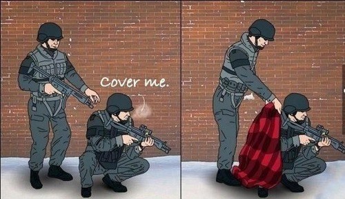 Cover Me! - Puns - Pun Pictures