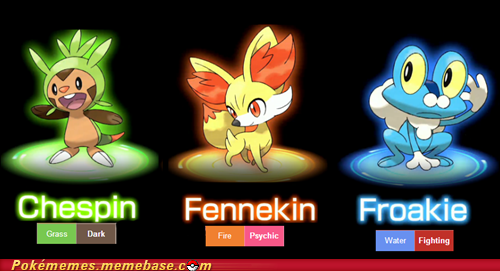 Sixth Generation Starters! - Pokémemes - Pokémon, Pokémon GO