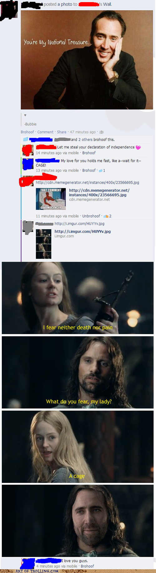 Art of Trolling - nicolas cage - Troll Tricks and Pranks - Trolling 101 ...