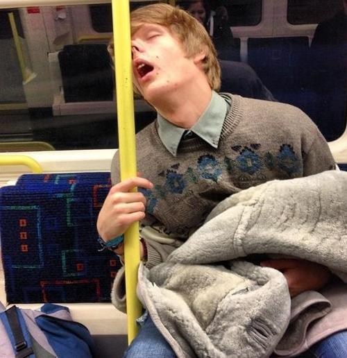 Commuter Nap FAIL - FAIL Nation - Vintage FAILs of the Epic Variety