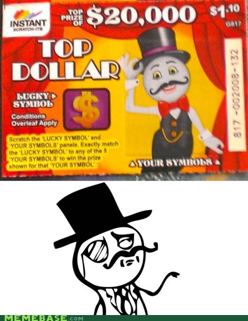 A Winning Ticket If I've Ever Seen One - Memebase - Funny Memes