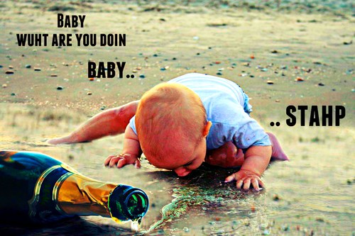 Babby's First Champagne - After 12 - funny pictures, party fails, party ...