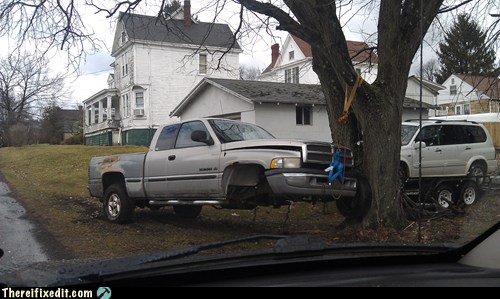 There, I Fixed It - redneck - white trash repairs - Cheezburger