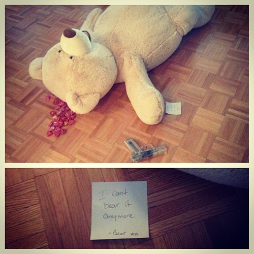 Puns - unbearable - Funny Puns - Pun Pictures - Cheezburger