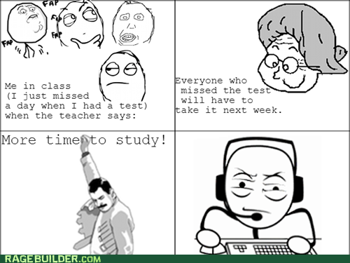 Yeah... "Studying" - Rage Comics - rage comics
