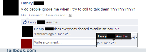 The Ultimate Forever Alone - Failbook - Failing On Facebook