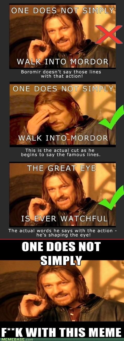 One Does Not Simply Meme Origin