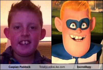 Caspian Paddock Totally Looks Like Incrediboy - Totally Looks Like
