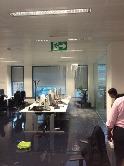 This Office is Being Converted into a Swimming Pool - FAIL Nation ...