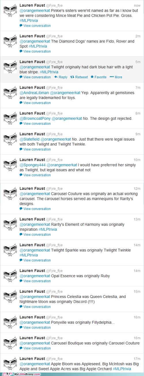 Some Cool Info from Lauren Faust - My Little Brony - my little pony ...