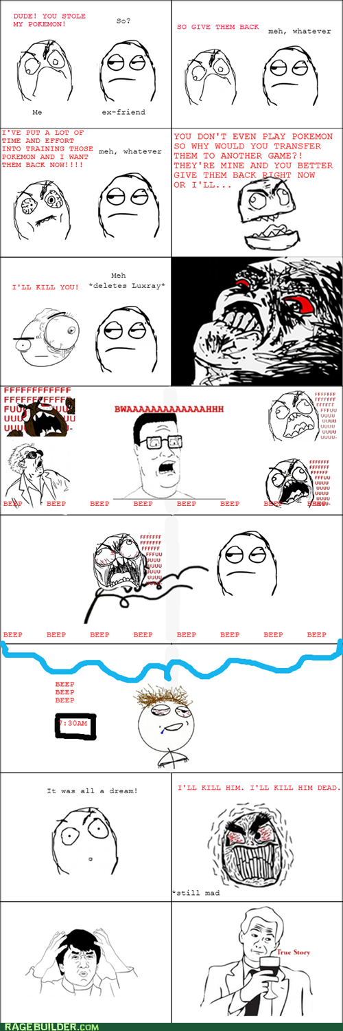 Pokémon Nightmares - Rage Comics - rage comics